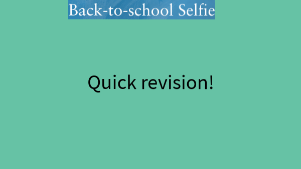 Selfie 4e Prof | Genially