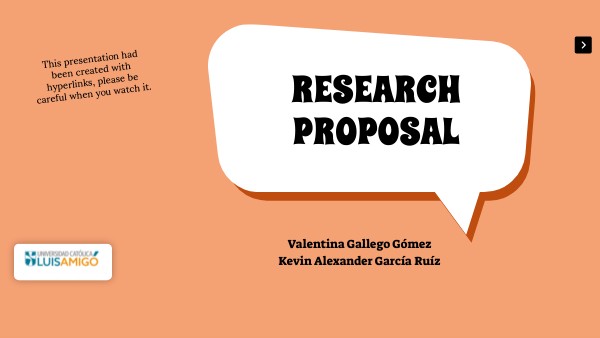 Research proposal - maturana | Genially