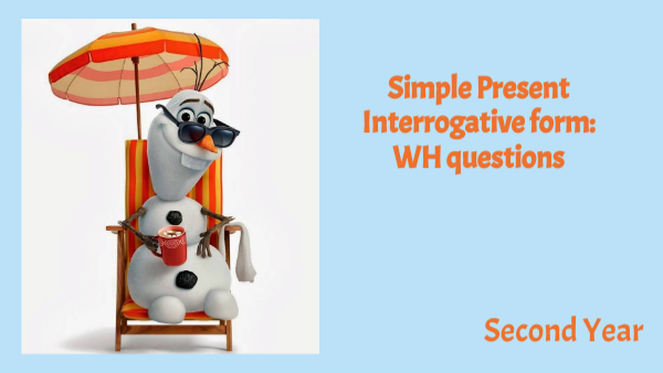 Present Simple Interrogative form: WH questions | Genially