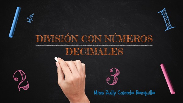 DIVISIÓN CON NÚMEROS DECIMALES. | Genially