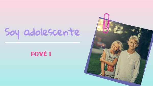 Soy adolescente