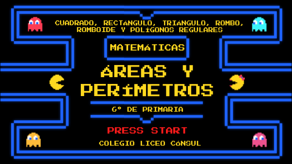 Pacman Áreas y Perímetros | Genially