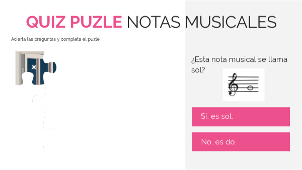QUIZ PUZZLE NOTAS MUSICALES ESPACIO | Genially
