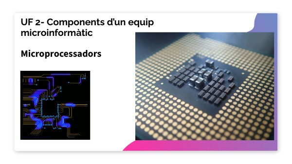 UF2- Microprocessadors | Genially