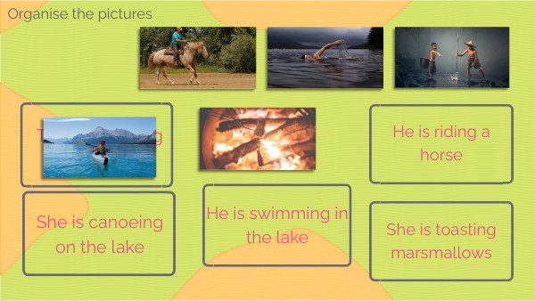 Summer camp game | Genially