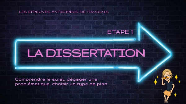 DISSERTATION étape 1 | Genially