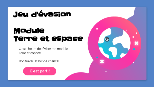 Jeu Terre et espace | Genially