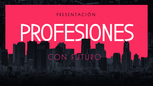 [3e] C.E Profesiones con futuro | Genially