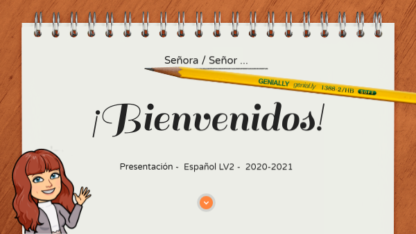 Español: ¡Bienvenidos! | Genially