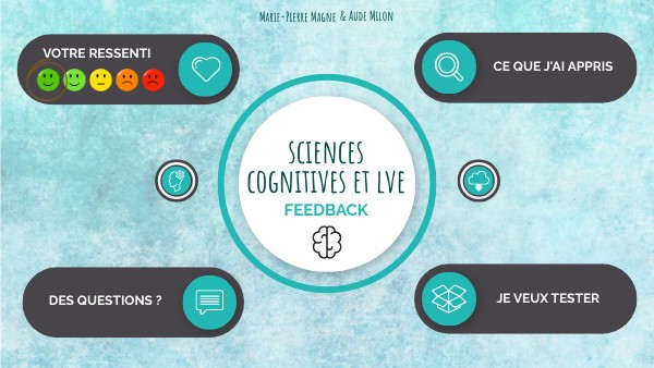 [Sciences cognitives et LVE] Feedback journée présentiel