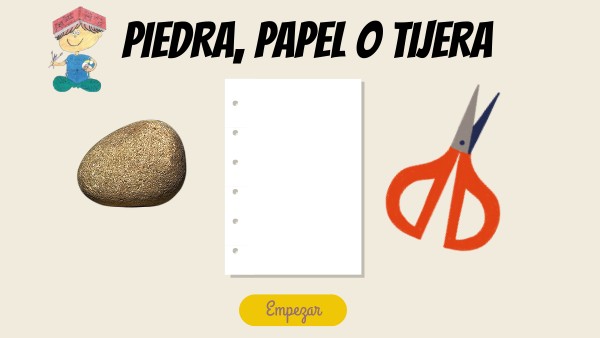 Piedra, papel o tijera.