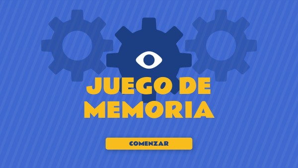 Copia - MEMORY GAME | Genially