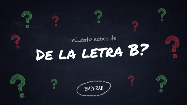 Letra b | Genially