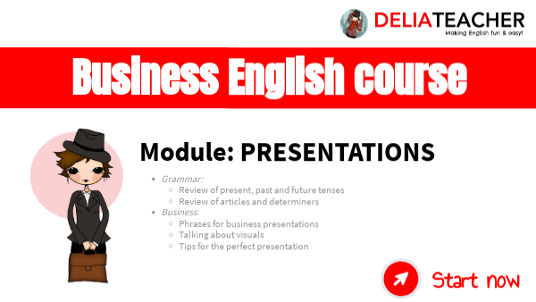 BUSINESS ENGLISH - Presentations (upper-intermediate) | Genially