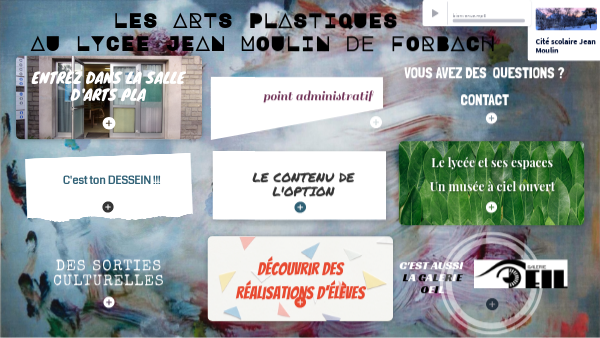 option arts plastiques à Jean Moulin/FORBACH | Genially