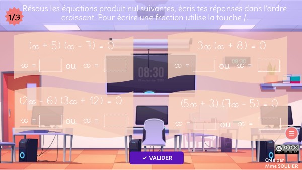 Copie - 3 - Equation produit et x²=a | Genially