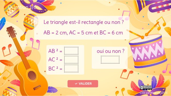 Copie - 4AM - Triangle rectangle ? CM | Genially