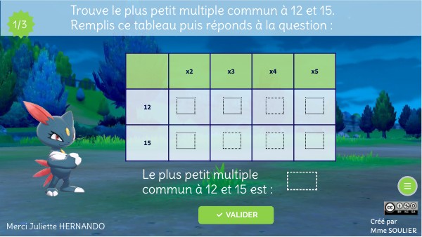 Copie - 3 - Multiple commun | Genially