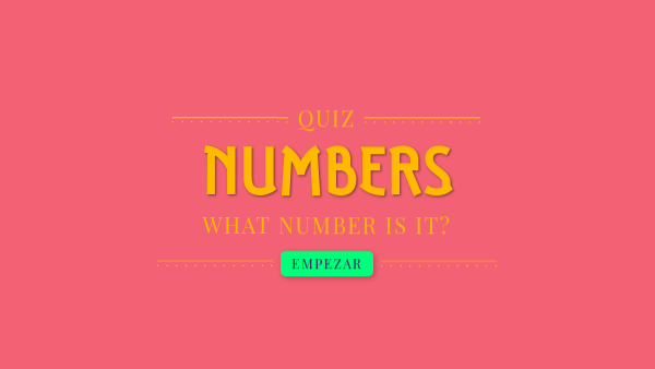 Numbers | Genially
