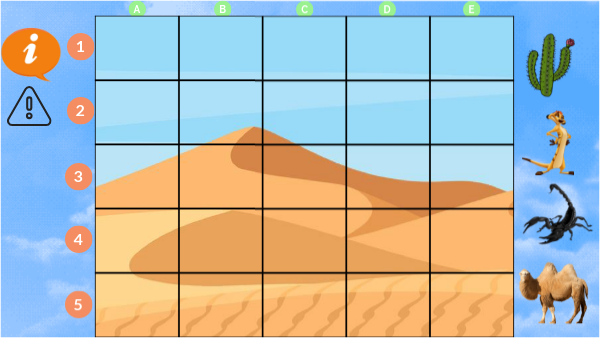 HUNDIR EL DESIERTO (Versión hundir la flota)