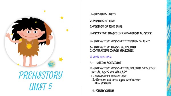 PREHISTORY 4º UNIT 3 | Genially