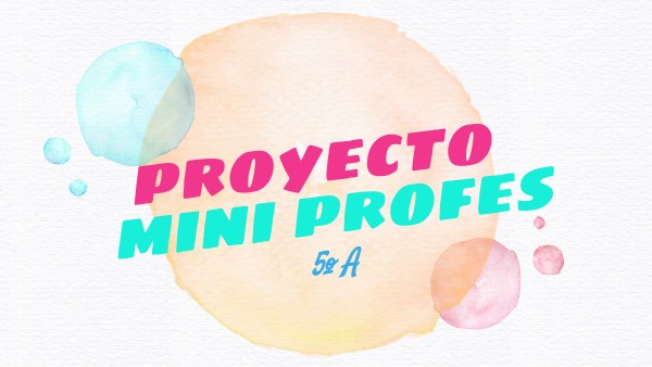 Mini profes 5º A | Genially