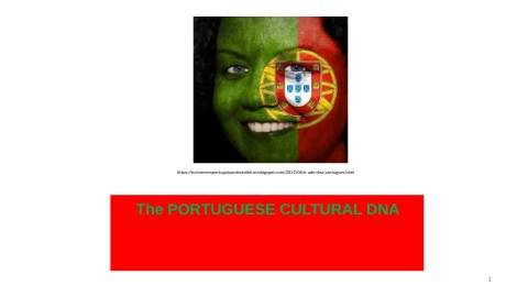 Portuguese Cultural DNA