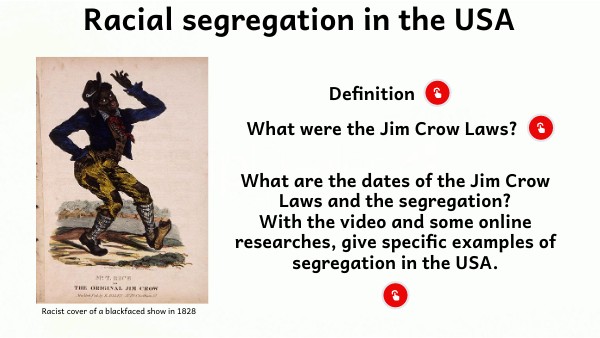 Segregation and the Jim Crow Laws | Genially