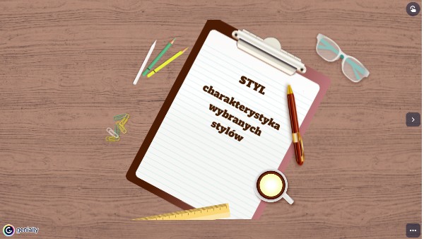 Style wypowiedzi | Genially
