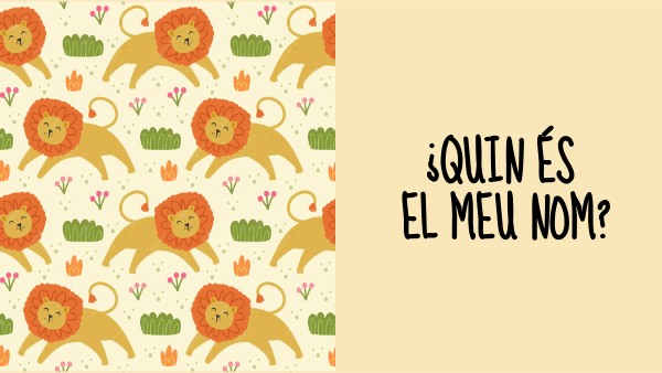 ¿QUIN ES EL MEU NOM? | Genially