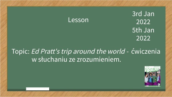 Ed Pratt's trip around the world