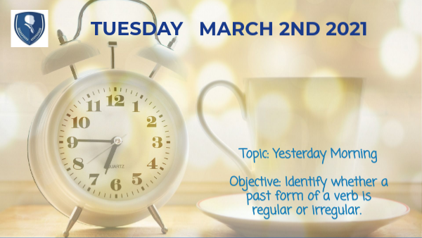 Tuesday Mar2 Yesterday morning