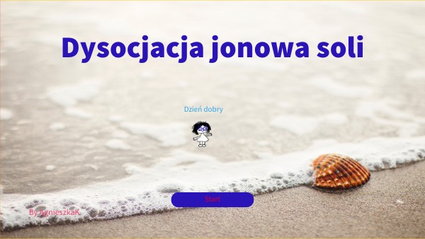 Ch8 Dysocjacja jonowa soli