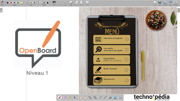 OpenBoard Nv1 - Technopédia | Genially