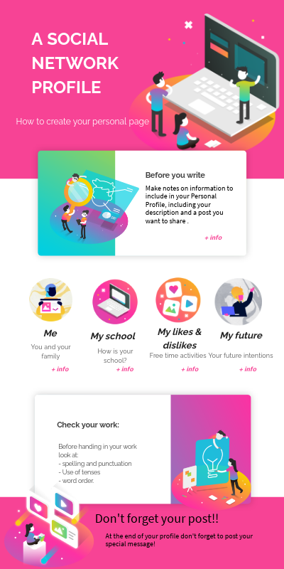 How to create a Social Network Profile | Genially