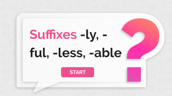 suffixes quick check