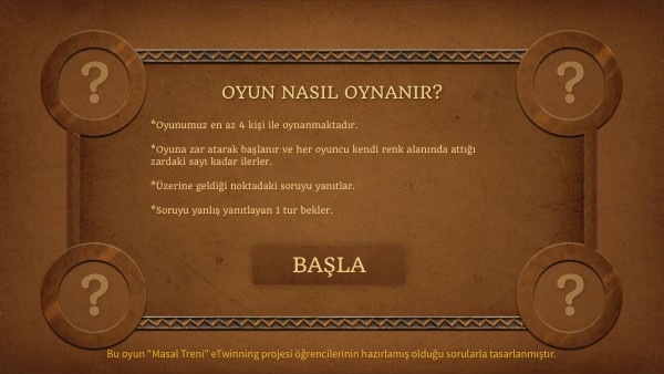 MASAL TRENİ OYUNU