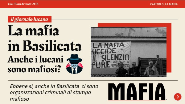MAFIA IN BASILICATA | Genially