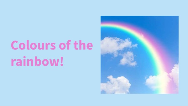 Colours of the rainbow | Genially