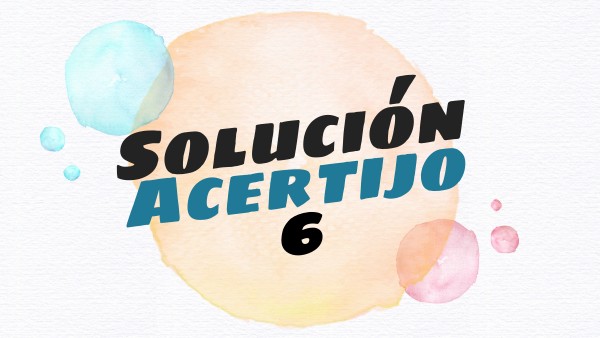 Solución 6 | Genially