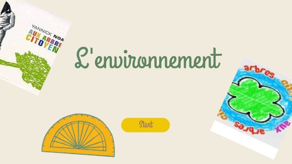 L'ENVIRONNEMENT ESCAPE ROOM | Genially