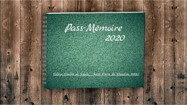 Pass Mémoire 2020 | Genially