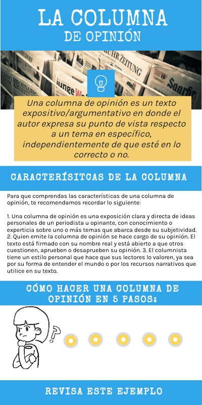 la columna de opinión | Genially