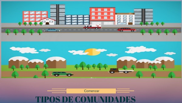 TIPOS DE COMUNIDADES | Genially