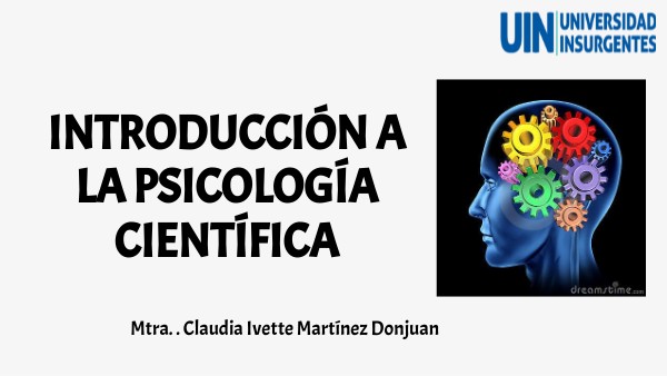 INTRODUCCIÓN A LA PSICOLOGÍA CIENTÍFICA | Genially