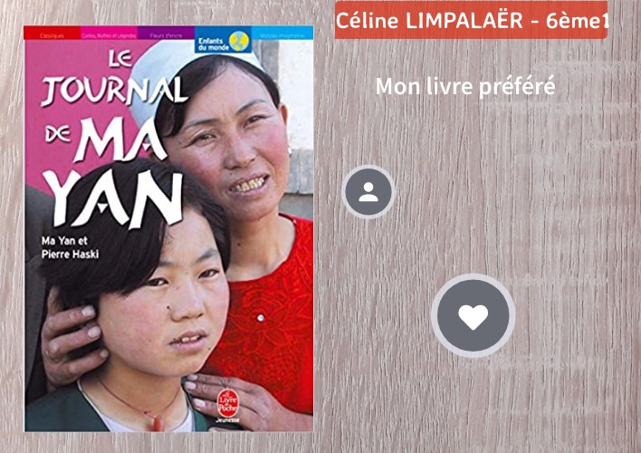 Mme LIMPALAËR - Mon livre préféré