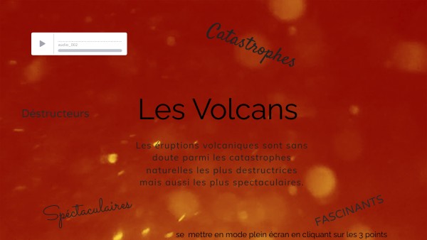 Les Volcans 5e | Genially