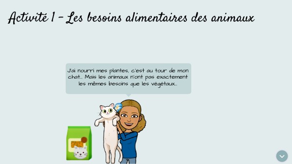 Les besoins alimentaires des animaux