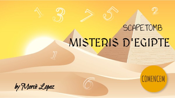 Scaperoom Egipte bona | Genially