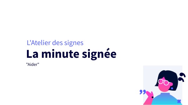 minute signée 1 | Genially
